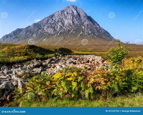 Buachaille Etive Mor In Autumn Stock Image Image Of Landscapes