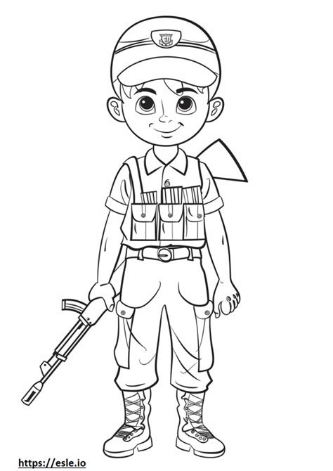 Abrahams Army Coloring Sheet