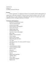 Acid Base Extraction Practice Separating Compounds Course Hero