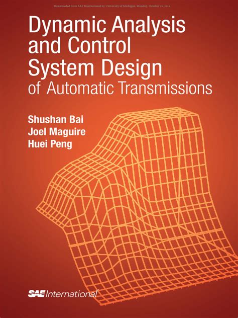 Dynamic Analysis And Control System Design Of Automatic Transmissions Pdf Automatic