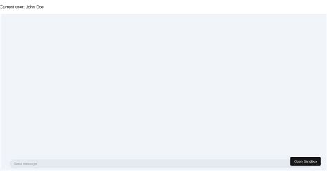 Pubnub React Chat Forked Codesandbox