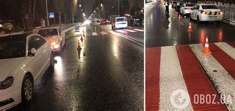 ДТП у Києві авто збило на переході двох людей аварія у столиці