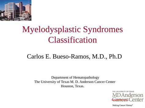 Pdf Myelodysplastic Syndromes Classification Dokumentips