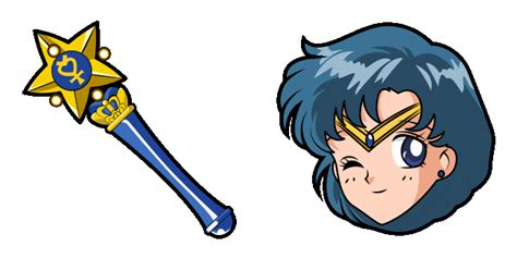 Sailor Moon Sailor Mercury Star Power Stick Animated Cursor