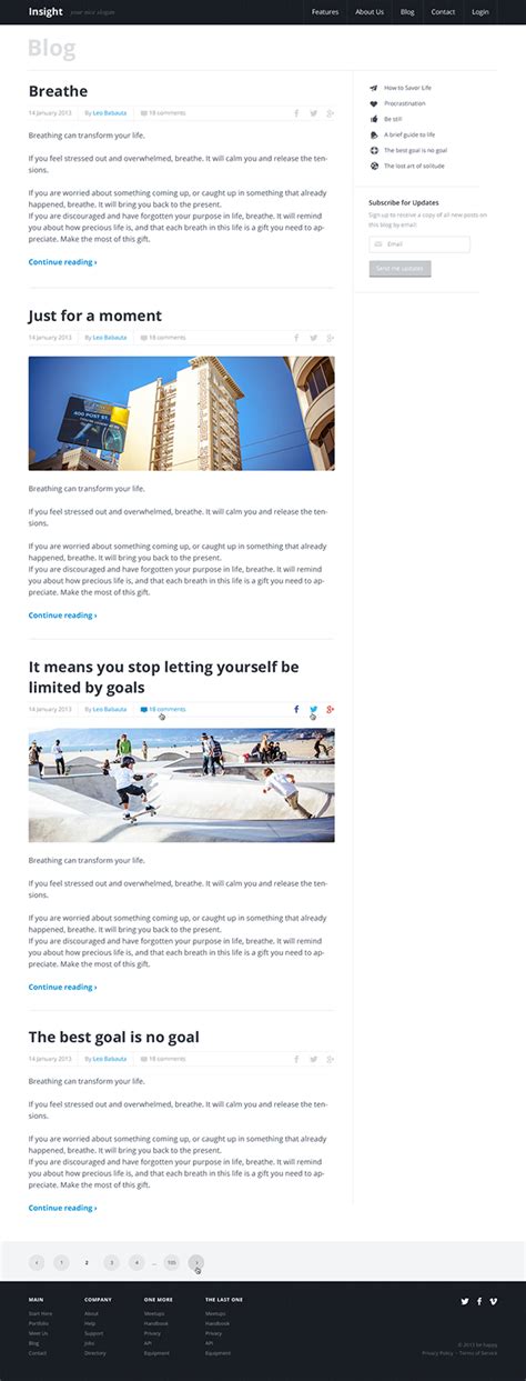 Insight Template On Behance