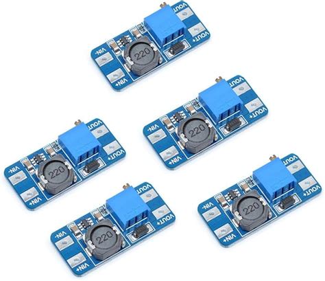Oiyagai Pcs MT DC DC Step Up Power Apply Module Booster A Power Module For Arduino Amazon