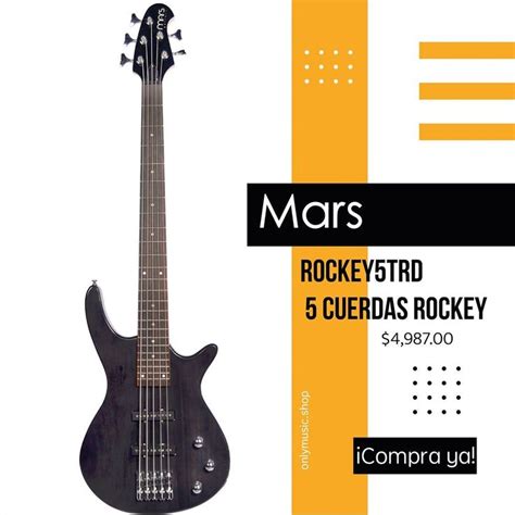 😍 Mars Rockey5trd Bajo 5 Cuerdas Rockey 5 Trd 😍 🔵 Onlymusic