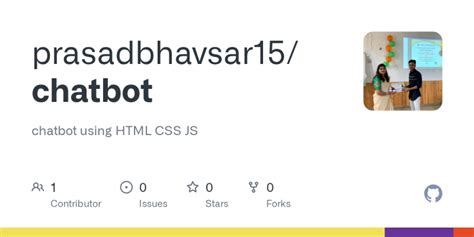 Prasad Bhavsar On Linkedin Github Prasadbhavsar15 Chatbot Chatbot Using Html Css Js