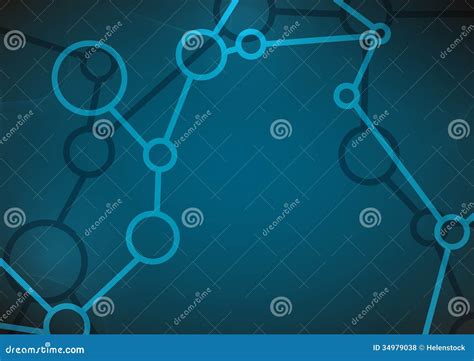 Molecule Abstract Background Stock Vector Illustration Of Geometric Flowing 34979038