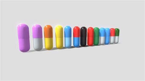 Capsule Game Asset Low Poly Model Download Free 3d Model By Zack424 809e204 Sketchfab