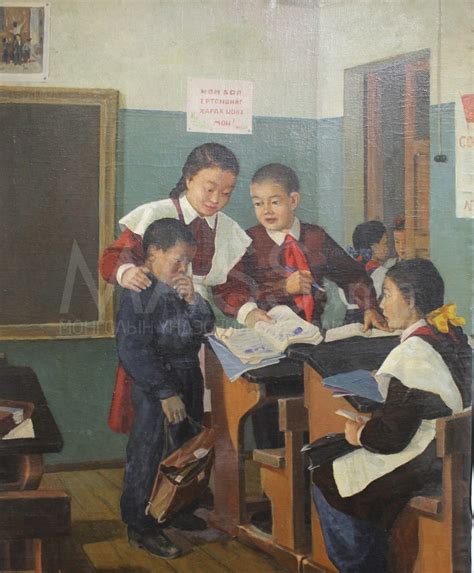 Монголын уран зургийн галерейн үзэсгэлэнгийн танхимаас 1