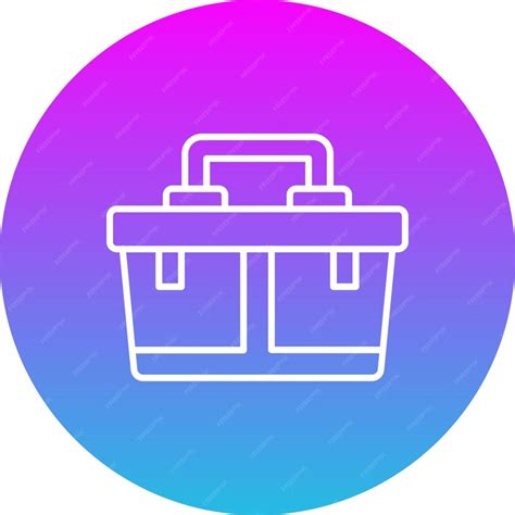 Premium Vector Toolbox Icon