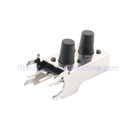 High Quality Vertical Through Hole Type Tactile Switches Low Profile Double Stacked Knob Button