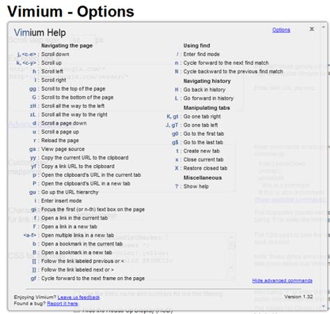 vimium adds plenty of new keyboard shortcuts to chrome