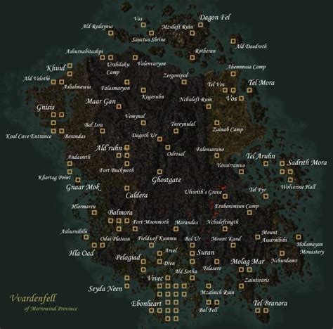 The Elder Scrolls Iii Morrowind Pc Map Depository The Gamers