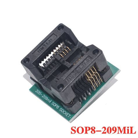Sop16 To Dip8 Wide Body Seat Wide 150mil 200mil 208mil 300mil Programmer Sop8 Adapter Socket For