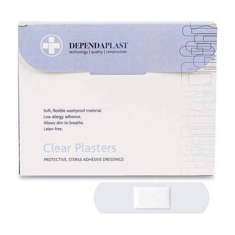 Dependaplast Clear Plasters Jax First Aid