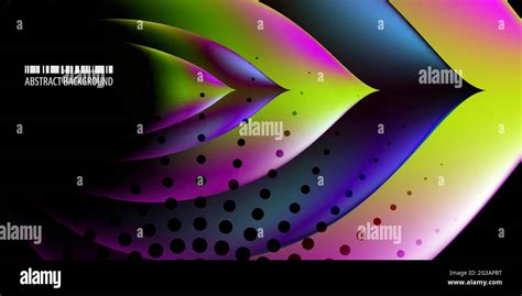 Abstract Colorful Background Graphics Template With Blended Multiple Geometric Objects Stock