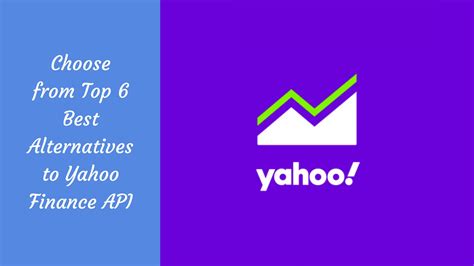 Choose From Top 6 Best Alternatives To Yahoo Finance Api Webscrapingapi