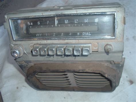1951 Dodge Am Radio Original Mopar With Some Knobs And Speaker