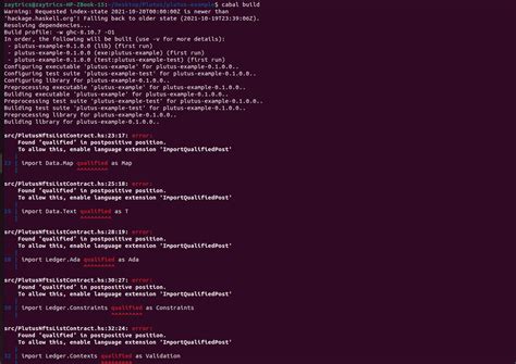 Cabal Build Is Failing · Issue 8394 · Haskellcabal · Github