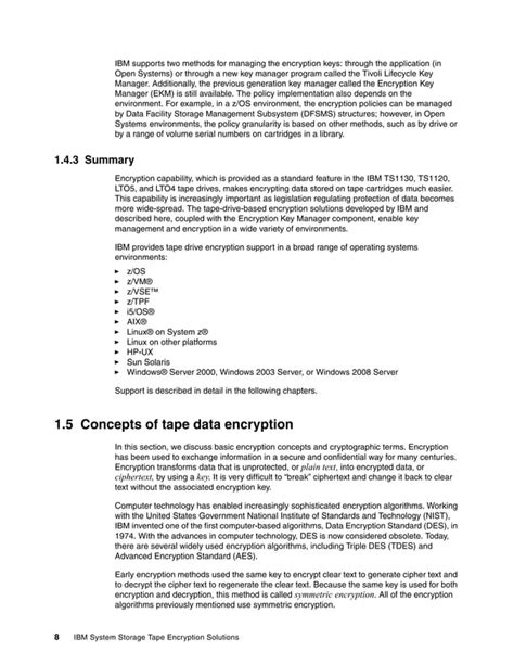Ibm System Storage Open Systems Tape Encryption Solutions Sg247907 Pdf
