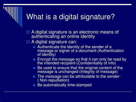 Ppt Security Of Information Digital Signatures Cryptography Pki Encryption Rsa Algorithm Hash