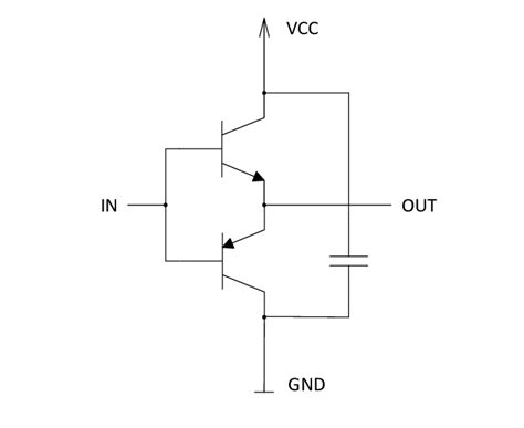 A Simple Npnpnp Emitter Follower Pair Download Scientific Diagram