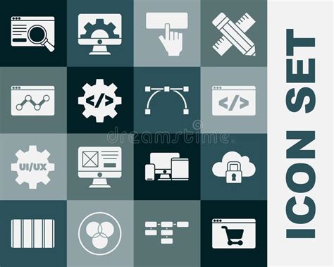 set online shopping on screen cloud computing lock front end development keyboard website