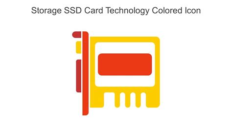 Storage SSD Card Technology Colored Icon In Powerpoint Pptx Png And Editable Eps Format PPT Slide