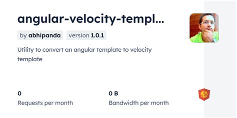 Angular Velocity Template Cdn By Jsdelivr A Cdn For Npm And Github