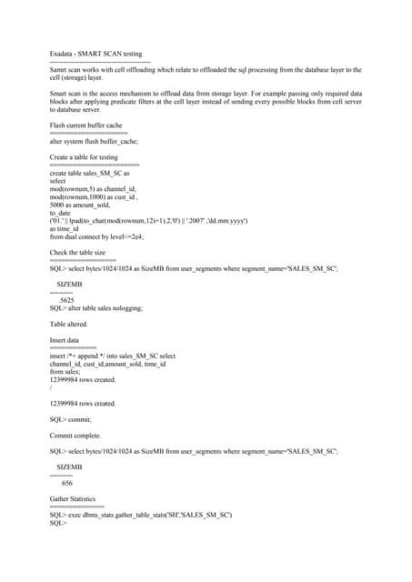 exadata smart scan testing pdf