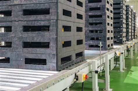 Premium Photo Pallet At Automated Storage And Retrieval System In Warehouse