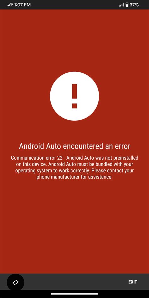Communication Error 22 Im Running A Custom Rom And It Does Not Come