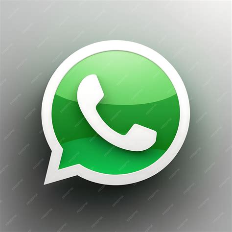 High Resolution Whatsapp Logo Icon Premium Ai Generated Image