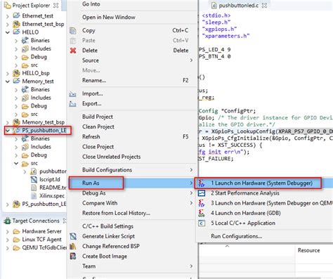 Ps Uart Ddr3 Ethernet Button And Led Demo On Edge Zynq Soc Fpga Kit