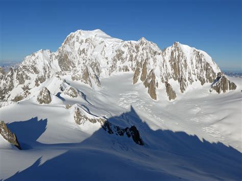 Enchères Du Mont Blanc Le Mont Blanc Vu Du Sommet Du Brévent Symgtv