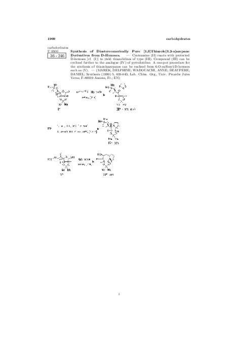 Pdf Cheminform Abstract Synthesis Of Diastereomerically Pure 13
