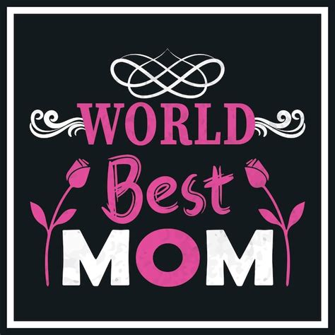 Premium Vector Mom Quotes Typography Premium Vector