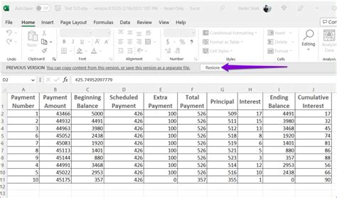Cara Menggunakan Riwayat Versi Di Microsoft Excel Rumah Terbaik