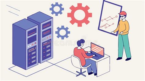 Software Development Team Coding Programming Technology Teamwork Vector Design Generative