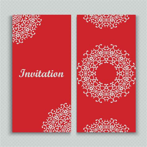 Mandala Invitation Card Design Floral Card Template Design 11376421 Vector Art At Vecteezy