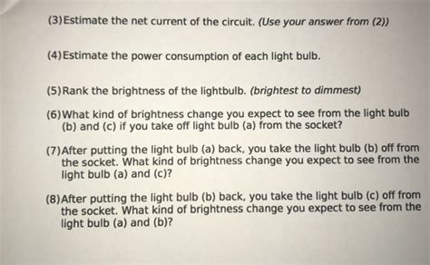Solved Answer Following Question Related To The Circuit Chegg Com