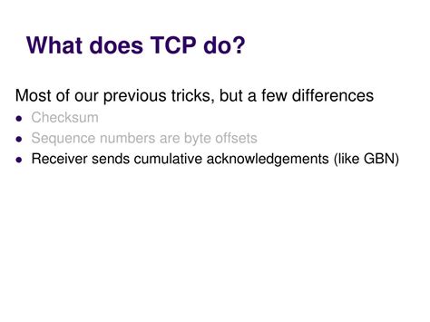 PPT TCP PowerPoint Presentation Free Download ID 2167645