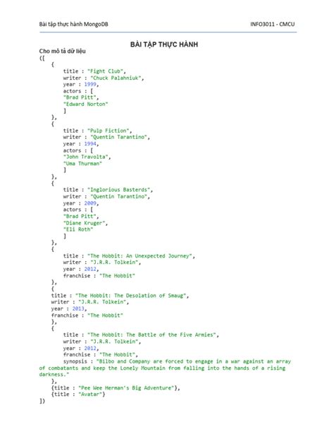 Mongodb Lab Pdf