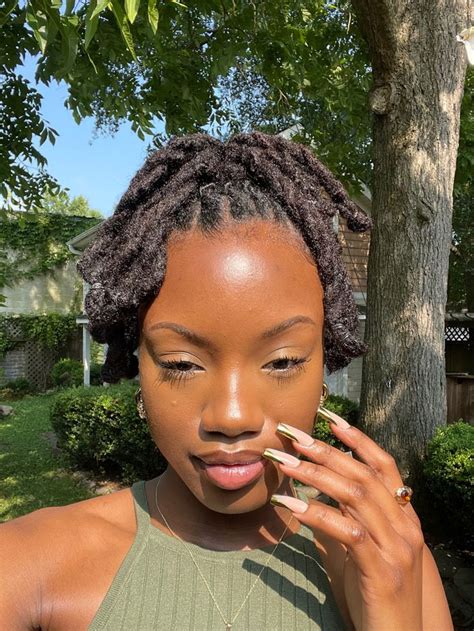Short Locs Hairstyles Baddie Hairstyles Black Girls Hairstyles Black