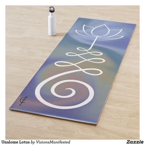 Unalome Lotus Yoga Mat Zazzle