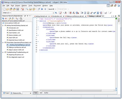 Oxygen XML Editor