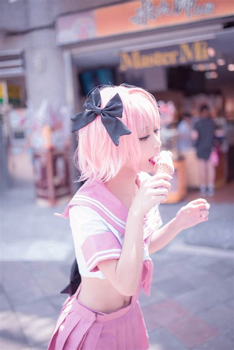 Wallpaper Cosplay Asian Pink Hair Dyed Hair Fate Grand Order