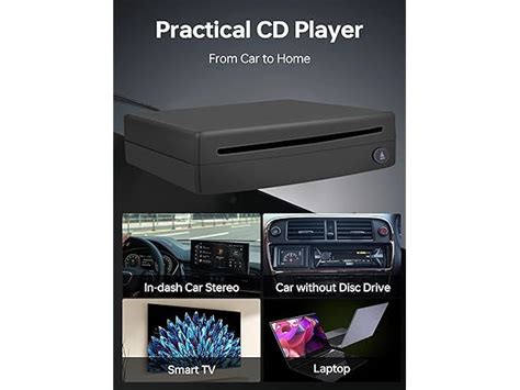 NEW External Portable Plug In USB CD Player For Car Electronics